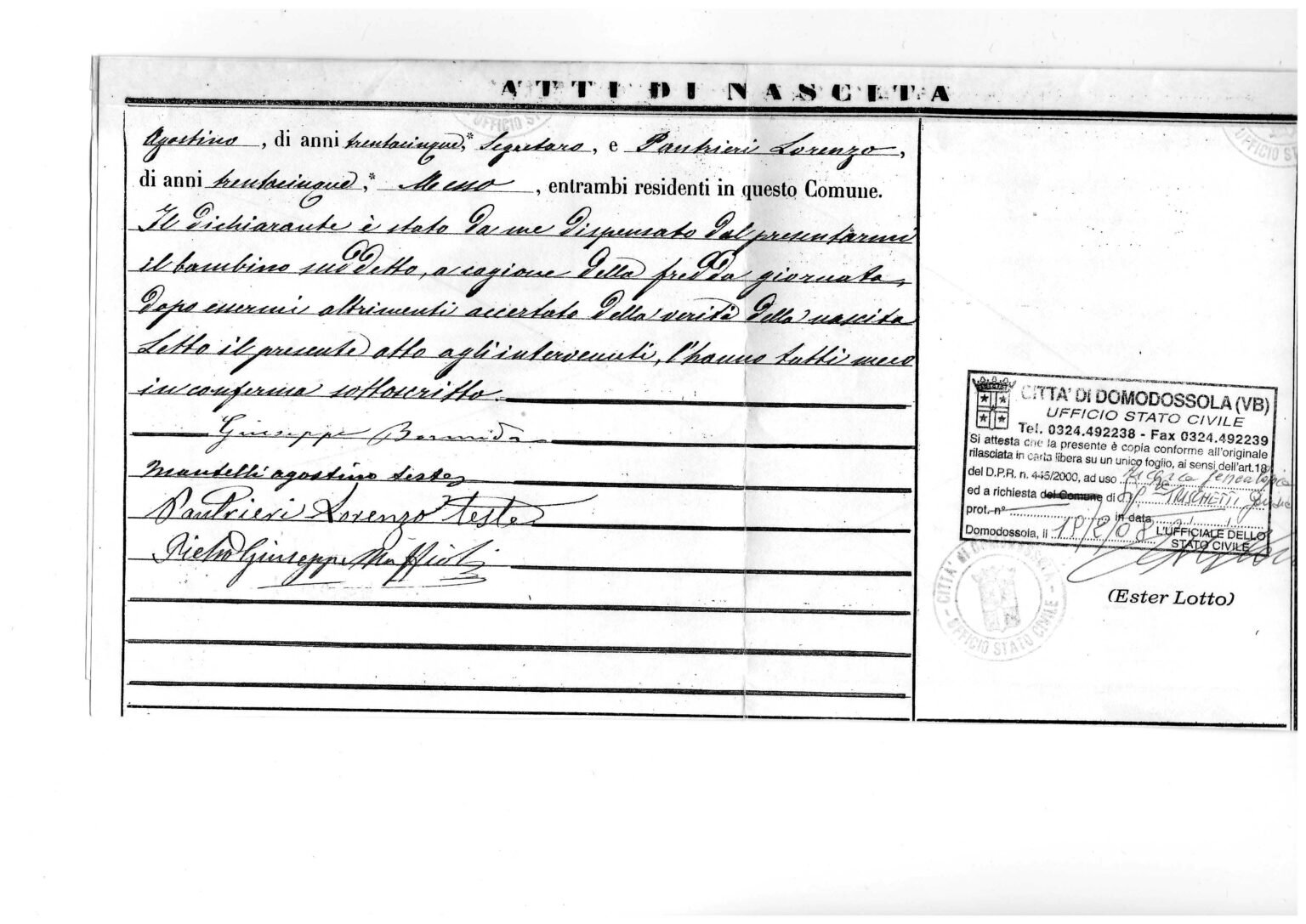 How to Find Italian Birth Records Online - Italian Roots Research