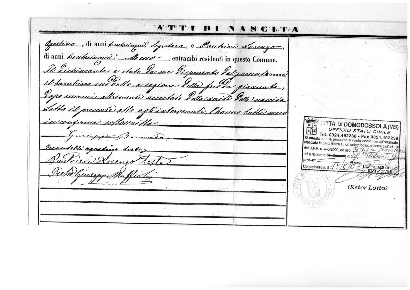 How to Find Italian Birth Records Online - Italian Roots Research